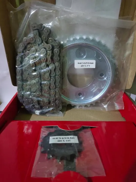 ORIGINAL HONDA CHAIN AND SPROCKET SET (14T/37T/420) FOR HONDA DASH ...