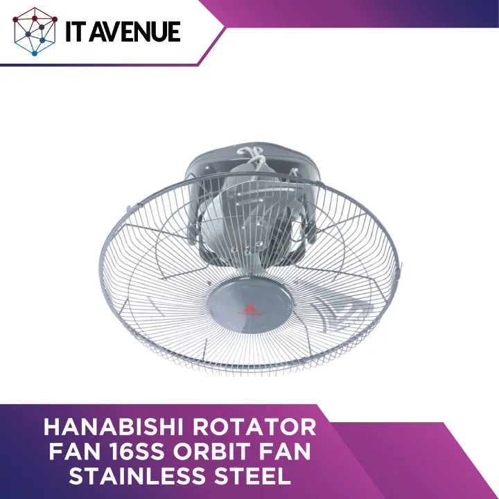 HANABISHI ROTATOR FAN 16SS ORBIT FAN STAINLESS STEEL | Lazada PH