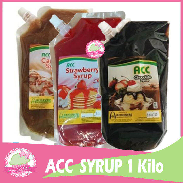 I Kilo ACC Syrup - Caramel Syrup - Chocolate Syrup - Strawberry Syrup ...