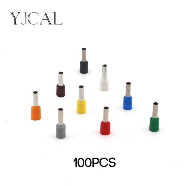 E0508 E7508 E1008 E1508 E2508 E4009 100PCS Insulated Cord End Terminal ...