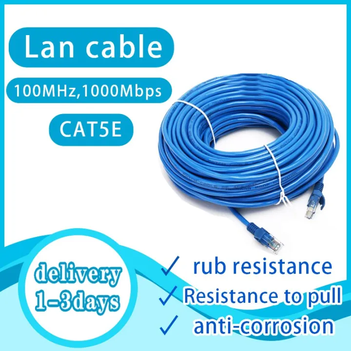 Useful 【STOCK】CAT5E RJ45 Ethernet cable Lan cable Internet network ...