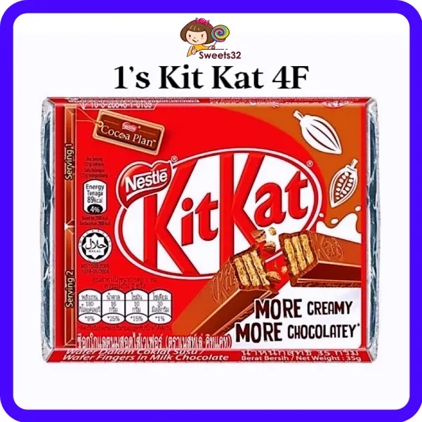 [ 1 pcs ] Nestle Kit Kat 4F 35gm | Lazada