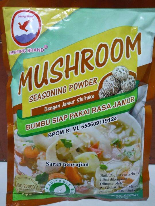 penyedap rasa mushroom seasoning powder 200gram | Lazada Indonesia