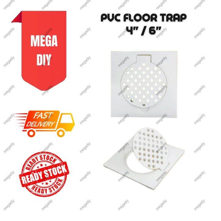 PVC Plastic Floor Trap 4"x4" / 6"x6"/ Floor Grating / Floor Granting ...