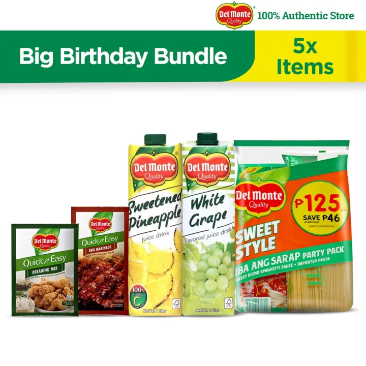 【Hot Sale】Del Monte Big Birthday Savers Bundle | Lazada PH