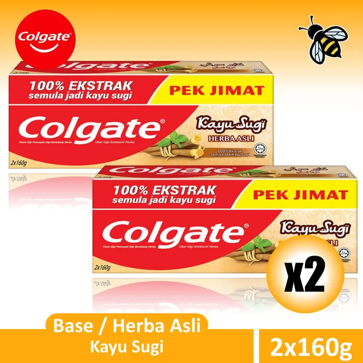 COLGATE Kayu Sugi 160gx2 Base (Bundle Of 2) | Lazada