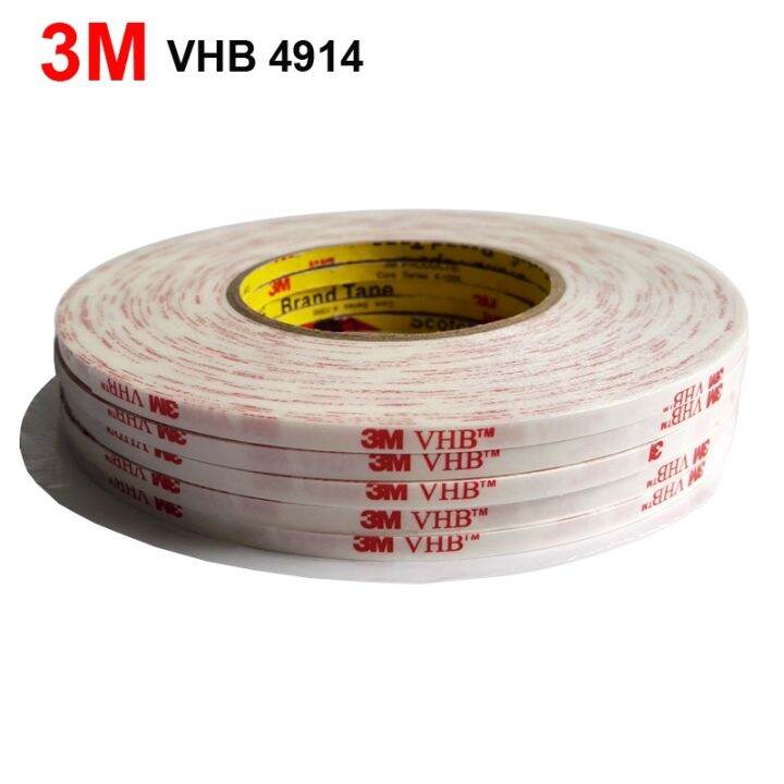 3M VHB 4914 Tape Strong Double Sided Acrylic Tape High Strength and Long-term Bond Durability 0 ...