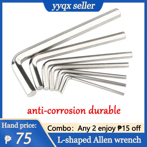 L-shaped Allen wrench One Allen key set Allen screwdriver 6mm | Lazada PH