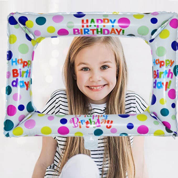Frame Inflatable Birthday Photo Props Picture Selfie Booth Floating PVC ...