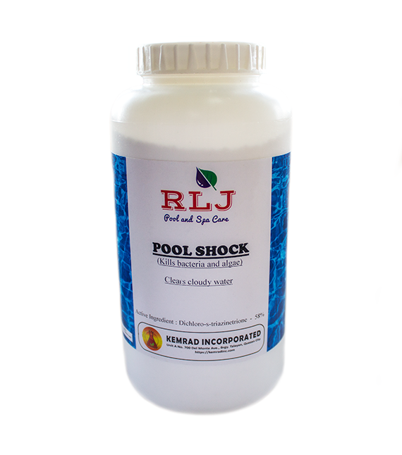 RLJ Pool Shock (Kills Bacteria and Algae) Net Weight 500 Grams | Lazada PH