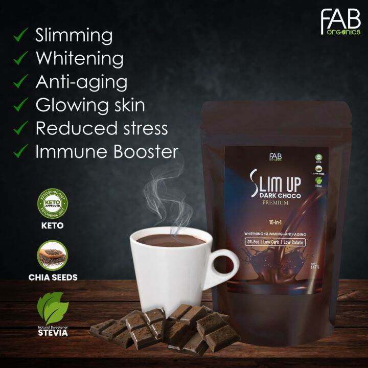 Slim Up Dark Choco Premium 16 in1 Diet, Detox , Anti Aging and Anti ...