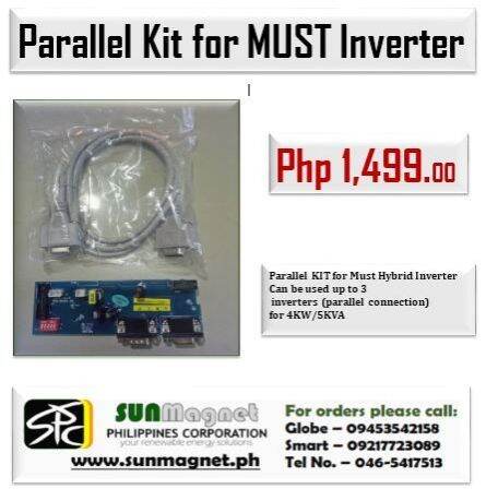 Parallel Kit for MUST Inverter 5kVA | Lazada PH