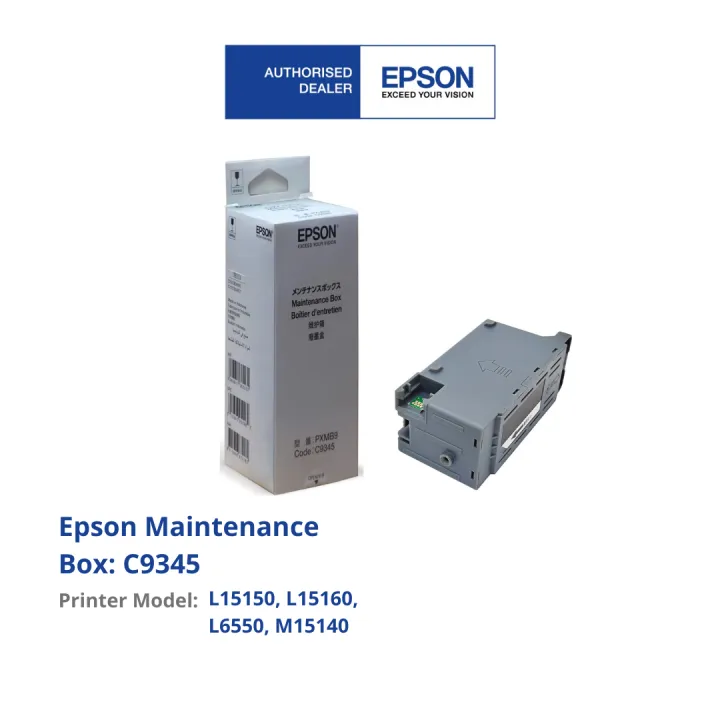 Maintenance Box C9345 Epson L15150, L6550, M15140 Original | Lazada