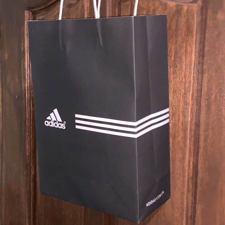 Adidas Paper Bag with Strap for Shoes and Slides Makapal at Orig ...