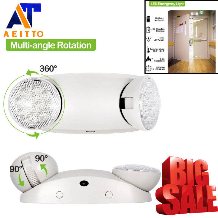 FSL-239 Rechargeable Automatic Emergency Light with Battery Backup ...