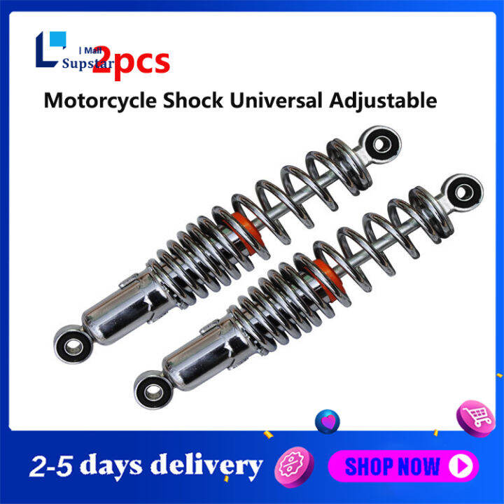 2pcs Motorcycle Rear Shock Universal 290mm 310mm Hydraulic shock ...