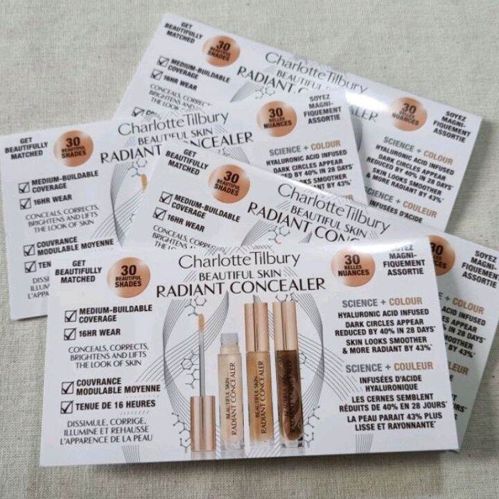 Concealer Sample Cards (Sold Per Card) Batch 1 | Lazada PH