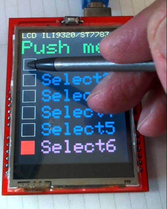 หน้าจอสัมผัส 2.4 นิ้ว สำหรับ Arduino 2.4 inch TFT touch Screen LCD ...