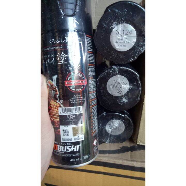 pilok pilox samurai silver 124 400ml silper silfer warna besi | Lazada ...