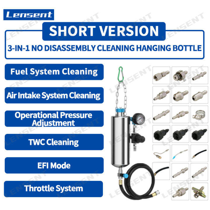 Lensent Short Version Auto Fuel System No Disassembly Cleaning Bottle ...