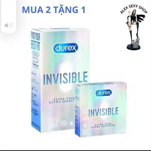 [CHE TÊN SẢN PHẨM ]Bao Cao Su INVISIBLE .6 Loại Bao Cao Su DUREX ,Bao ...