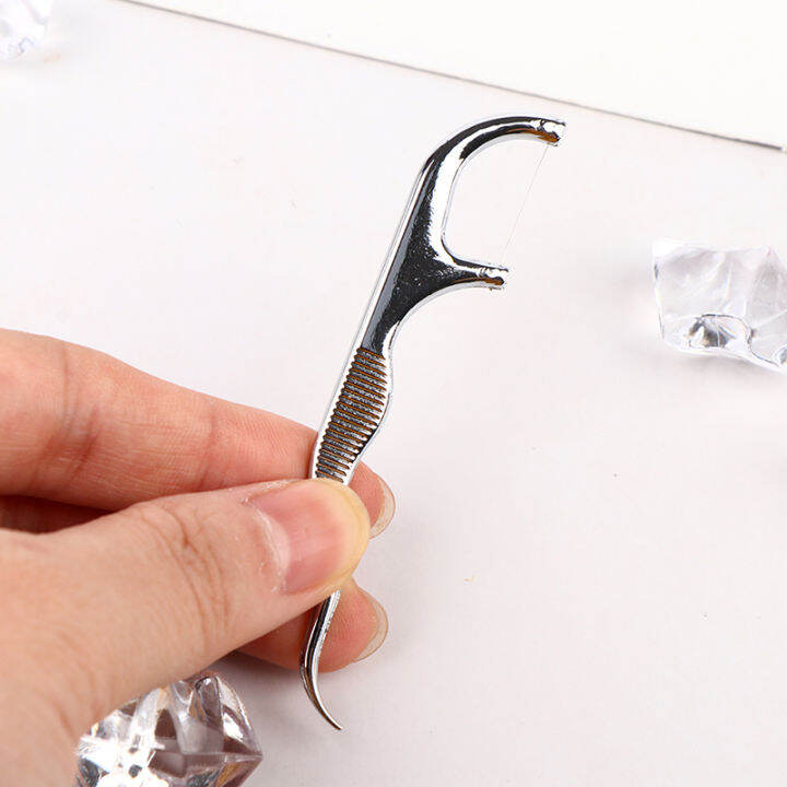 💖New Production💖 ZONGLONG AYLMER Stainless Steel Toothpick Dental Floss ...