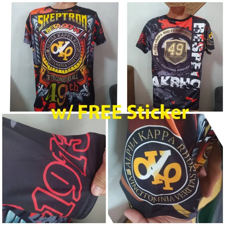 ALPHA KAPPA RHO AKP AKHRO Skeptron Shirt Tshirt Full Sublimation Dri ...