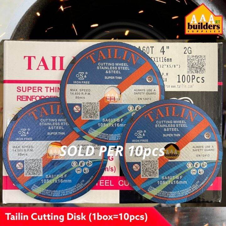 Tailin Cutting Disk 1box 10pcs | Lazada PH