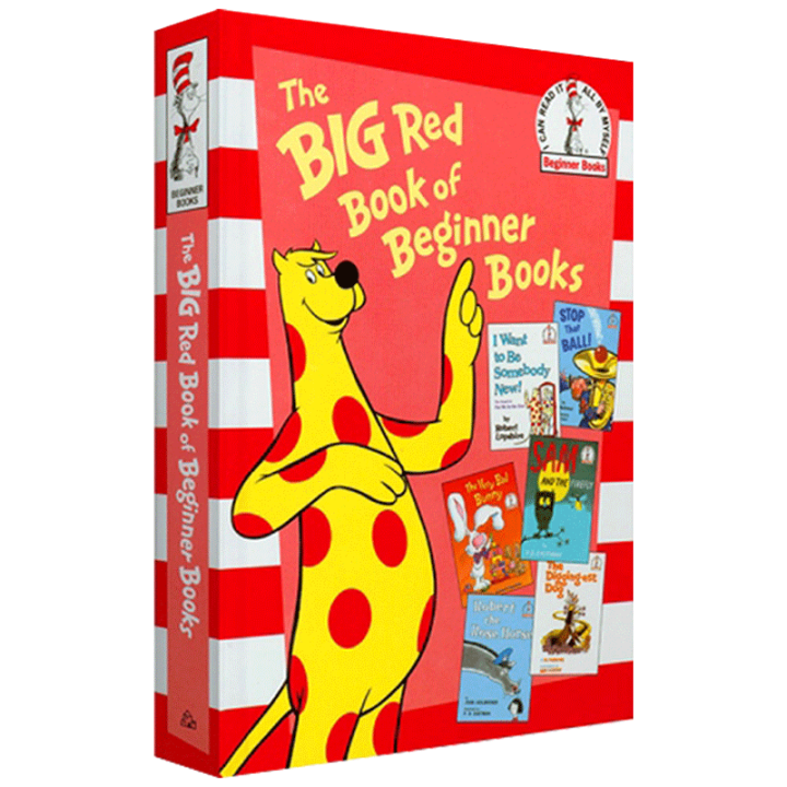 The Big Red Book of Beginner Books Colouring English Activity Story Picture Book for Kids ...