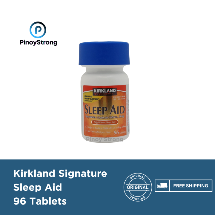 Kirkland Signature Sleep Aid, 96 Tablets, EXPIRY JAN 2026, Pinoy Strong ...