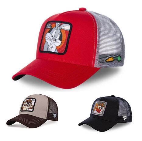 🔥Looney Tunes Summer Bugs Bunny baseball cap sunshade mesh hat snapback ...