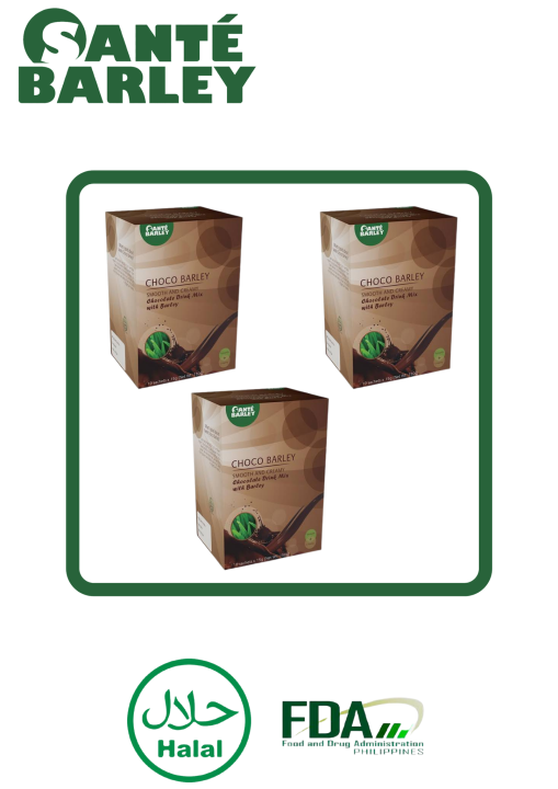 Sante Barley Chocolate Barley 15g 10 Sachets ( 3 Boxes ) KalidadOShop ...