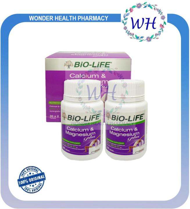 Bio-Life BioLife Bio Life Calcium & Magnesium Plus (30SX2) ORIGINAL ...