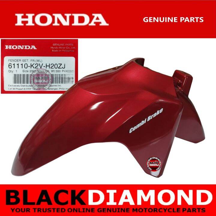 JOEY - ORIGINAL HONDA CLICK 125i VERSION 3 | FRONT FENDER - PEARL CRIMSON RED | PART NUMBER ...