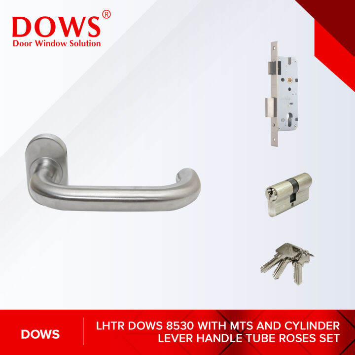 Handel Pintu Set Stainless Lever Handle Tube Roses DOWS Green LHTR 8530 ...