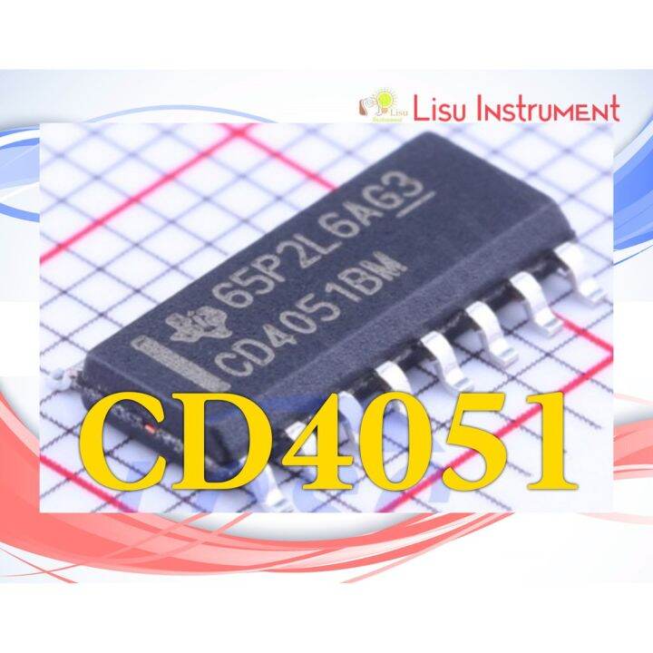 CD4051BM CMOS Single 8-channel Analog Multiplexer/demultiplexer CD4051B CD4051 4051 SOP-16 ...