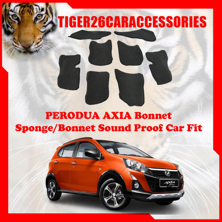 PERODUA AXIA Front Bonnet Sponge/Bonnet Sound Proof Car fit | Lazada