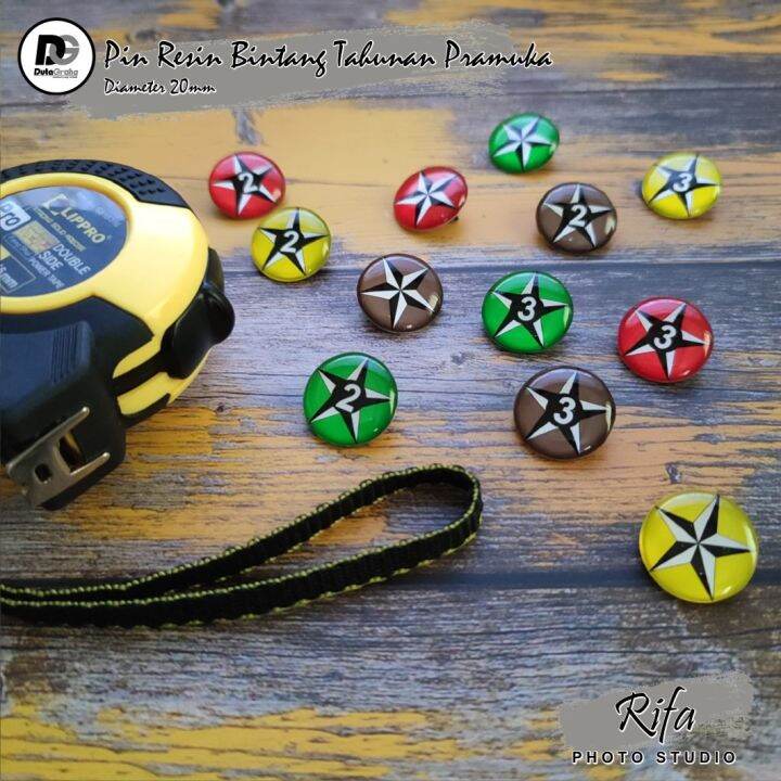 [PIN RESIN] BINTANG TAHUNAN PRAMUKA SIAGA PENGGALANG PENEGAK PANDEGA | Lazada Indonesia