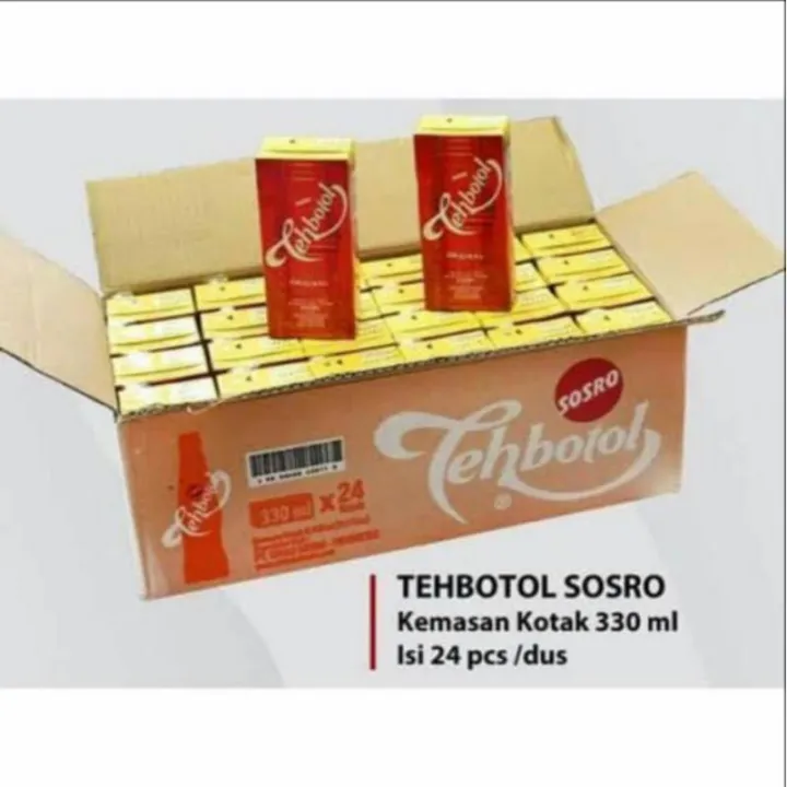 Teh Botol Sosro kotak 330ml | Lazada Indonesia