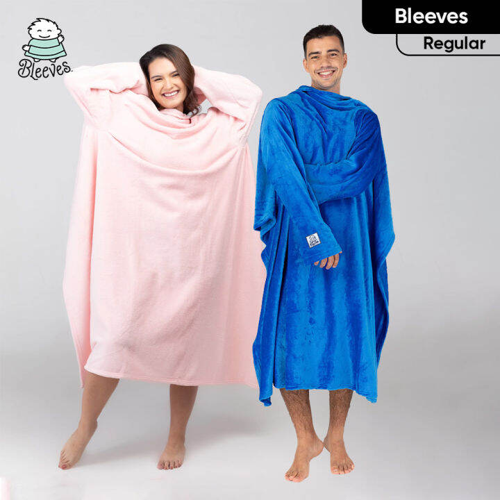 Bleeves® | Bleeves Regular Size Wearable Blanket Unisex Travel | Lazada PH