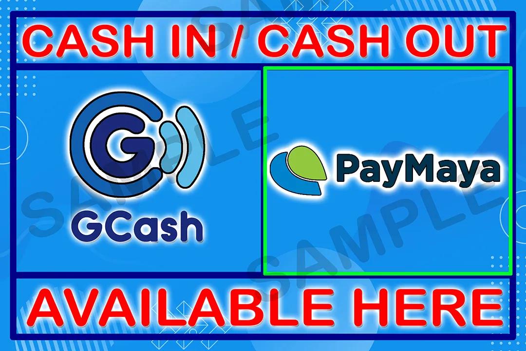 Gcash Cash In And Cash Out Tarpaulin Cod Available 8x12 60 Off