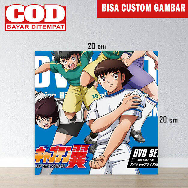 Poster Captain Tsubasa/Hiasan Dinding Kayu 9mm 20x20 cm/Wall Decor ...