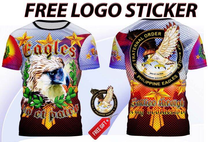 THE FRATERNAL ORDER OF EAGLES FULL SUBLIMATION SHIRT (FREE LOGO STICKER ...