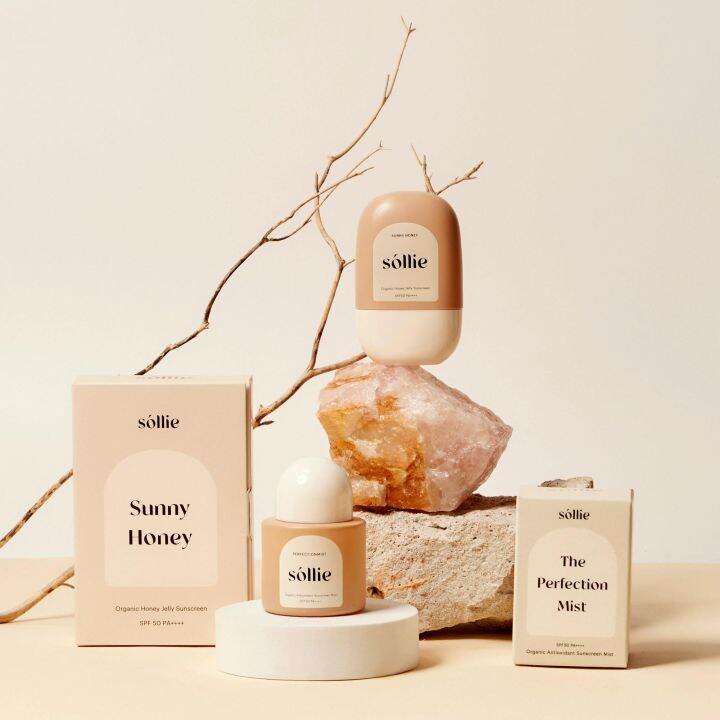 Sóllie Sunny Honey, Organic Honey Jelly Sunscreen SPF50 PA++++ 30 g ...