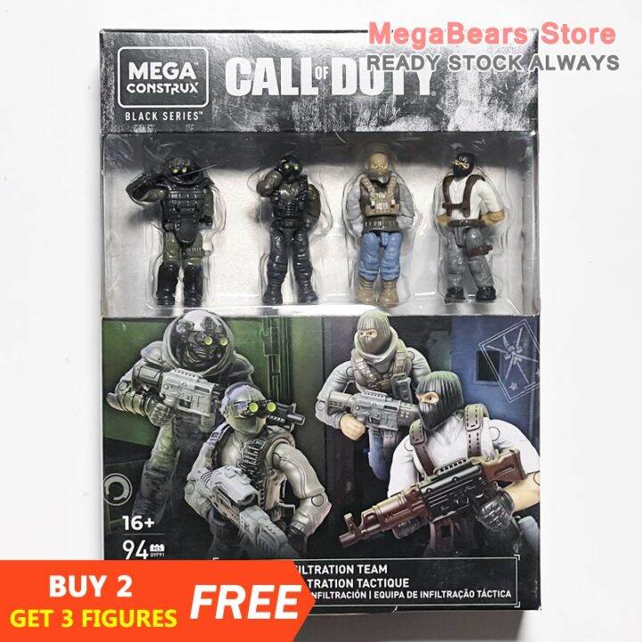 Mega Bloks Construx Call Of Duty Black Series Gyf91 Tactical