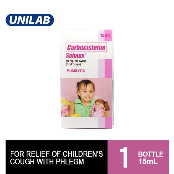 Solmux Pediatech 15mL Drops For Relief Of Children's Cough With Phlegm ...