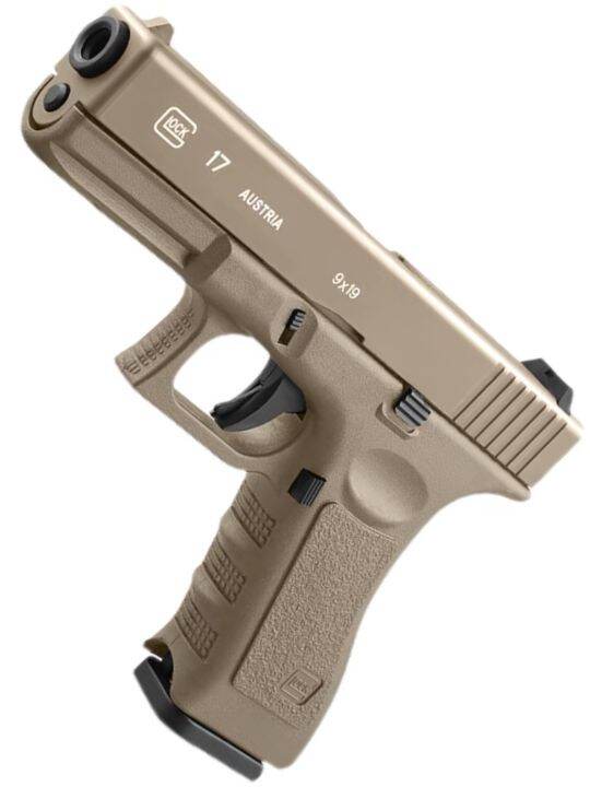 Metal Glock G17 hand-pulled toy soft gun g18 simulation detachable ...