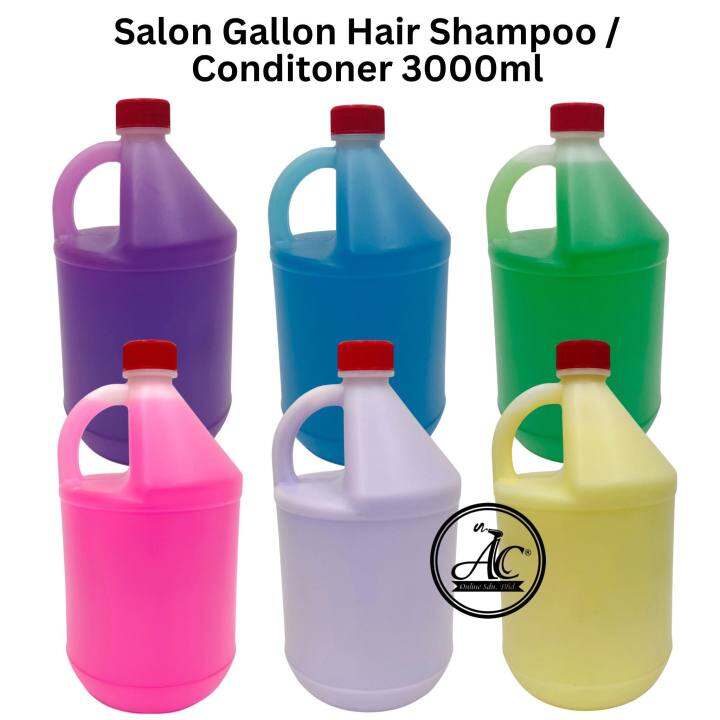 Salon Gallon Hair Shampoo / Conditioner 3000ml Salon Professional Use ...