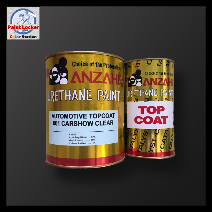 Anzahl Urethane Automotive Topcoat 001 Carshow Clear with Topcoat Catalyst- 1 Liter | Lazada PH