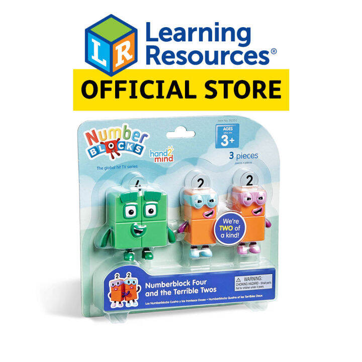 LEARNING RESOURCES Numberblocks Four and The Terrible Twos Figure Pack ...